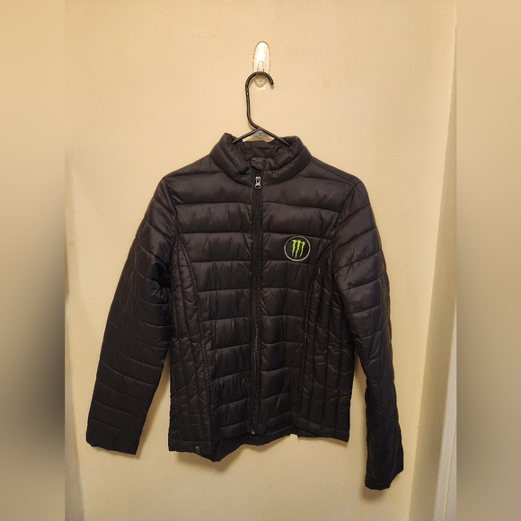 Jackets & Coats | Monster Energy Puffer Coat | Poshmark